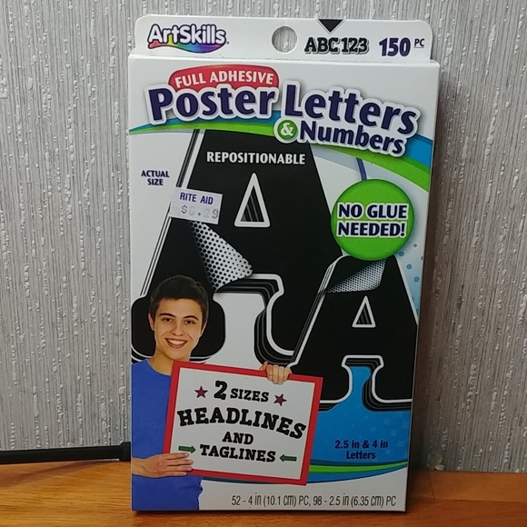 Party Supplies | Repositional Poster Letters And Numbers | Poshmark